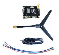 China 1.2GHz A/V VTX VRX 0.8/1.6mw Transmitter VRX Receiver 9 9CH Matek Video Transmission Receiver for sale