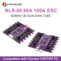 China FLYCOLOR BLS-05 80A 100A ESC 4in1 3-8S Dshot600 BLHeli32 Firmware Electronic Speed Controller for 5-6inch FPV Quadcopter for sale