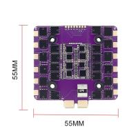 China FLYCOLOR BLS-05 80A 100A ESC 4in1 3-8S Dshot600 BLHeli32 Firmware Electronic Speed Controller for 5-6inch FPV Quadcopter for sale