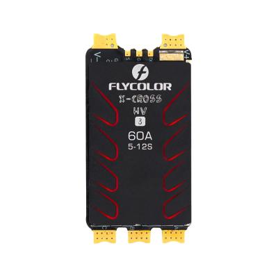 China FLYCOLOR X-cross HV3 ESC Through Machine Governor BL-32 Bit 5-12S 60A 80A 120A 160A for RC Drone DIY Parts Racing FPV for sale
