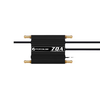 China Flycolor FlyMonster 70A Waterproof Brushless ESC 2-6S Lipo Speed Controller BEC Water Cooling System RC Boats Plastic for sale