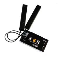 China FrSky X6R 2.4G 16CH SBUS RC Receiver PCB Antenna Smart Port Data Return Open TX Taranis X9D RC Receiver for sale