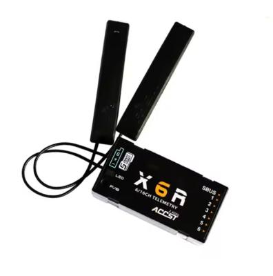 China FrSky X6R 2.4G 16CH SBUS RC Receiver PCB Antenna Smart Port Data Return Open TX Taranis X9D RC Receiver for sale