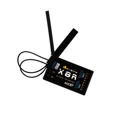 China FrSky X8R 8-Channel Mini Remote Control Receiver Long Range Radio System with Packed Bag Transmitter for FPV Racing Drone Parts for sale