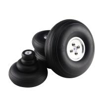 China PU Wheels Aluminum Hub 1.5/2.25/3.25/5/7 Inch For Gas/ Radio Control Toys Aeromodel Airplane for sale