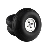 China PU Wheels Aluminum Hub 1.5/2.25/3.25/5/7 Inch For Gas/ Radio Control Toys Aeromodel Airplane for sale