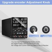 China Wholesale Sps605-2kd 60v 5a Digital Display Dual Channel Variable Voltage Regulator Laptop Repair Power Supply for sale