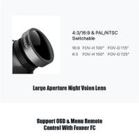 China Hot Foxeer Mini 3 1200TVL Starlight 0.00001Lux FPV Camera Low Latency Noise For RC Racing Drone HS1259 for sale
