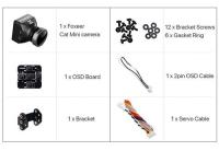 China Hot Foxeer Mini 3 1200TVL Starlight 0.00001Lux FPV Camera Low Latency Noise For RC Racing Drone HS1259 for sale