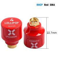 China New FOXEER FPV Antenna Lollipop 4 V4 High Gain Omni 5.8G 2.6dBi LHCP/RHCP Transmitter Receiver Long Range RC Racing for sale