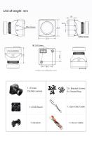 China Foxeer Mini Night 3 1200TVL Starlight 0.00001Lux Camera Low Latency Noise For RC FPV Racing Drones DIY Part for sale