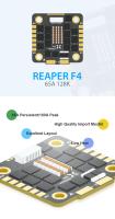 China Wholesale Price Foxeer Reaper F4 128K 65A BLHELI32 4in1 Brushless ESC 3-8S DSHOT1200 RC FPV Racing Drone DIY Stack for sale