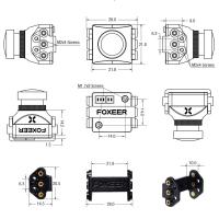 China Factory Outlet FPV Camera Foxeer Mini 2.1mm Lens 1200TVL 4:3 PAL/NTSC 4.5V-25V Input Voltage For Racing Drone Accessories for sale