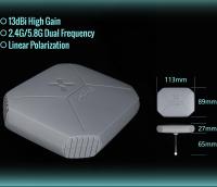China Factory Outlet FOXEER 2 13dBi 5.8G/2.4G Dual Frequency High Gain Directional Antenna SMA/ RPSMA RC Racing Long Range UAV for sale