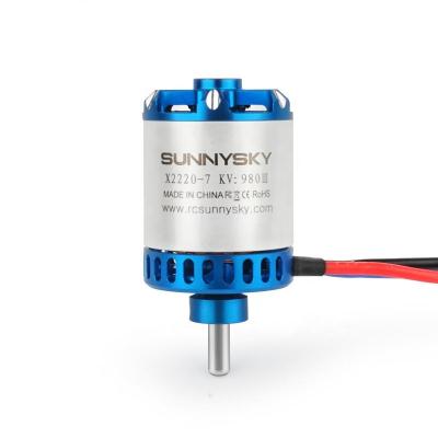 China SUNNYSKY Fixed-Wing Motor Power Engine X2220 KV2200 Weight 85-90g Thrust 1.6kg 2.1 for sale