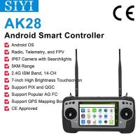 China Hot Sales SIYI AK28 Radio System Transmitter Remote Controller With Telemetry Receiver For Agriculture Spraying 2.4G 10KM Range for sale