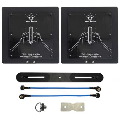 China SIYI HM30 RC Drone Airplane High Gain 5.8Ghz 21dBi 20dBi Directional Patch Antenna SMA Connector Security Protection Product for sale