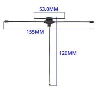 China Wholesale Price RadioMaster IPEX1 2.4GHz / Sub-G 900MHz Dual-Band T Antenna for sale