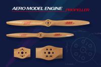 China Factory Outlet SAIL Wood Propellers for Gasoline Engine Airplane 23 24 25 26 27 28 Inch for sale