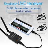 China Skydroid OTG 5.8G 150CH UVC Dual Antenna Control Receiver FPV Receiver Video Transmission Downlink Audio for sale