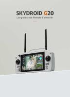 China Skydroid G20 Remote Control 2.4G/5.8G Dual-Band GR01 Receiver 7 Inch Display Fast Charging 8G Plastic Metal RC Parts for sale
