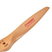 China ZYHOBBY 9-28 Inch High Pitch 2 Blades  Beech Wood CW Propeller Tractor Prop For RC Fixed Wing Airplane Gasoline Oil Power for sale