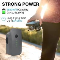 China 3830mAh 11.4V Powerful Drone Battery For DJI Mavic Pro Intelligent Flight Batteries Provide Up To 27mins Flying Time for sale