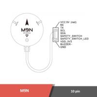 China Wholesale Price Holybro M9N GPS With UBLOX M9N Module IST8310 6pin / 10 Connector for sale