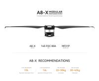 China T A8-X 10L 16L Agricultural Drone Motor Mount Set 22kg~30kg Take-Off Weight Quadcopter Accessories for sale