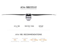 China T-MOTOR A14 18S Lipo 50L Brushless Motor for Agriculture Quadcopter Drone Essential Accessory Farming Drones for sale
