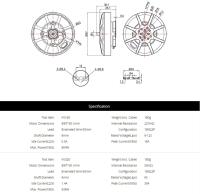 China T-MOTOR MN6007 Heavy Payload 6S 12S Brushless Industrial BLDC 5.5Kg Thrust Cargo UAV Drone Motor for sale