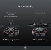 China T-MOTOR MN6007 Heavy Payload 6S 12S Brushless Industrial BLDC 5.5Kg Thrust Cargo UAV Drone Motor for sale