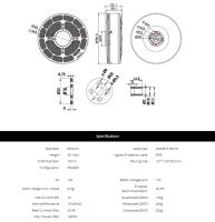 China Ligpower U10II KV0 IP45 Low Wholesale Price Brushless 1600W/kg 20-30kW BLDC Motor Drone for sale