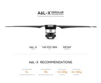 China Ligpower A6L-X 24V 48V KV160 5L 10L Load Capacity Agriculture Quadcopter Hexacopter Uav Drone Engine Actuator for sale