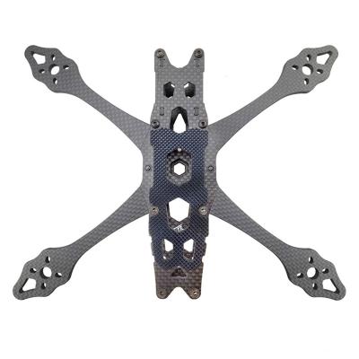 China NEW 5 Inch 225 223mm Wheelbase X-type Split Carbon Fiber Frame Kit With 5 Arm For FPV RC Racing Drone Upgraded QAV-S for sale