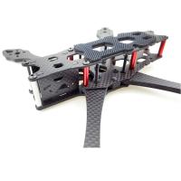 China NEW 5 Inch 225 223mm Wheelbase X-type Split Carbon Fiber Frame Kit With 5 Arm For FPV RC Racing Drone Upgraded QAV-S for sale