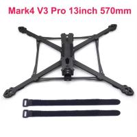 China MARK4 V3 Pro 13inch 570mm Carbon Fiber Drone Rack Frame Kit With 8 Arm For FPV Quadcopter Traverser for sale