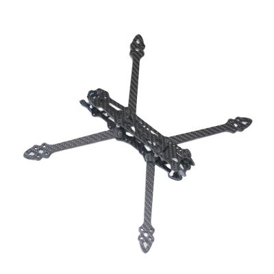 China Custom Mark 4 7 Inch Carbon Fiber Drone Frame Aircraft Accessories With FPV Rod And Tube Patterns for sale