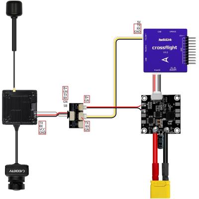 China Ledi Divit Mini Racing Drone Parts High-Definition Digital Image Transmission Adapter for DJI O3 Air Snail Avata V2 Plastic RC for sale