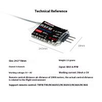 China Ledi R8FM Mini Receiver Indoor Racing 8-Channel Aircraft Accessory SBUS/PPM Signal Support Made Plastic Drones Battery Charging for sale