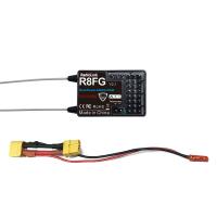 China Ledi R8Fg 8-Channel Waterproof Racing Drone Receiver Long-Distance 600m Return Voltage Parts Plastic Vehicle Ship Accessories for sale