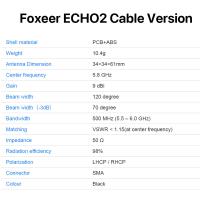 China FOXEER 2 V2 5.8GHz 9dBi Patch Antenna LHCP RHCP For RC Airplane FPV Drones VTX VRX Monitor for sale