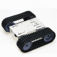China TP101 Aluminum Alloy Metal Robot Tank Chassis Kit Smart Tracked Vehicle 2pcs 12V Motors DIY For Android for sale