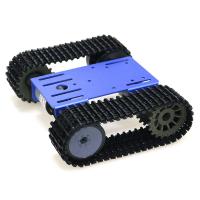 China TP101 Aluminum Alloy Metal Robot Tank Chassis Kit Smart Tracked Vehicle 2pcs 12V Motors DIY For Android for sale