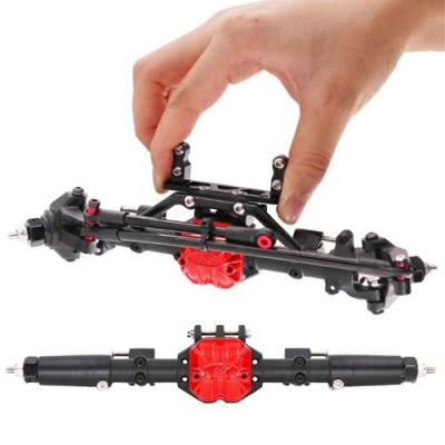 China Metal Front Rear Straight Complete Axle For 1/10 Axial SCX II 90046 90047 D90 RC Crawler Car Upgrade Parts for sale
