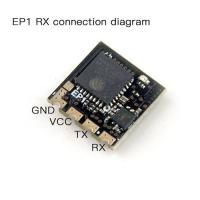 China ELRS PP 2.4GHz EP1 RX Receiver SX1280 EXPRESSLRS Nano Long Range + Omnidirectional Antenna For RC FPV Tinywhoop for sale