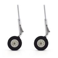 China 3MM/5 Damping Landing Gear DIY Steering Wheel Gears Undercarriage For FPV RC Fixed Wing Airplane Quadcopter for sale