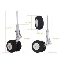 China 3MM/5 Damping Landing Gear DIY Steering Wheel Gears Undercarriage For FPV RC Fixed Wing Airplane Quadcopter for sale