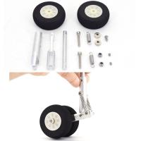 China 3MM/5 Damping Landing Gear DIY Steering Wheel Gears Undercarriage For FPV RC Fixed Wing Airplane Quadcopter for sale