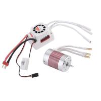 China Platinum Waterproof 3650 4300KV Brushless Motor With 60A ESC Combo Suitable For 1:10 Rc Car Models for sale